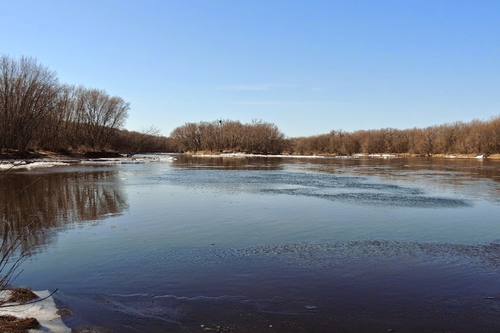 River Road Ramblings: Nevers Dam on the St Croix this Morning